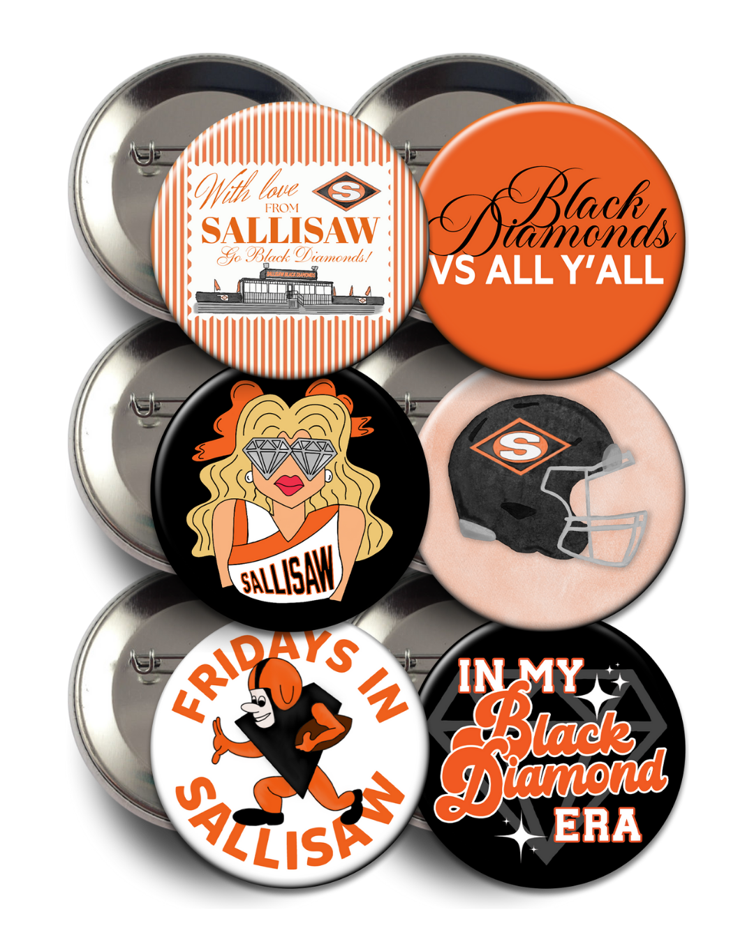 Sallisaw Game Day Buttons – For The Win Collective